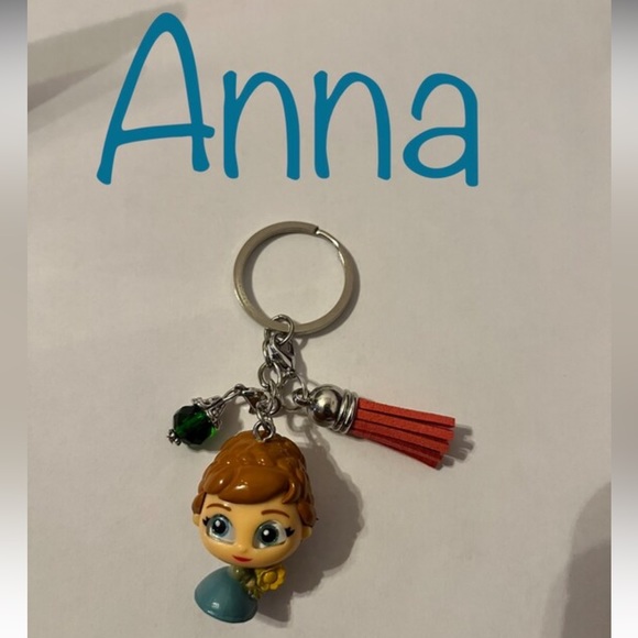 Other | Disney Doorable Series 7 Keychains Of Anna And Elsa | Poshmark